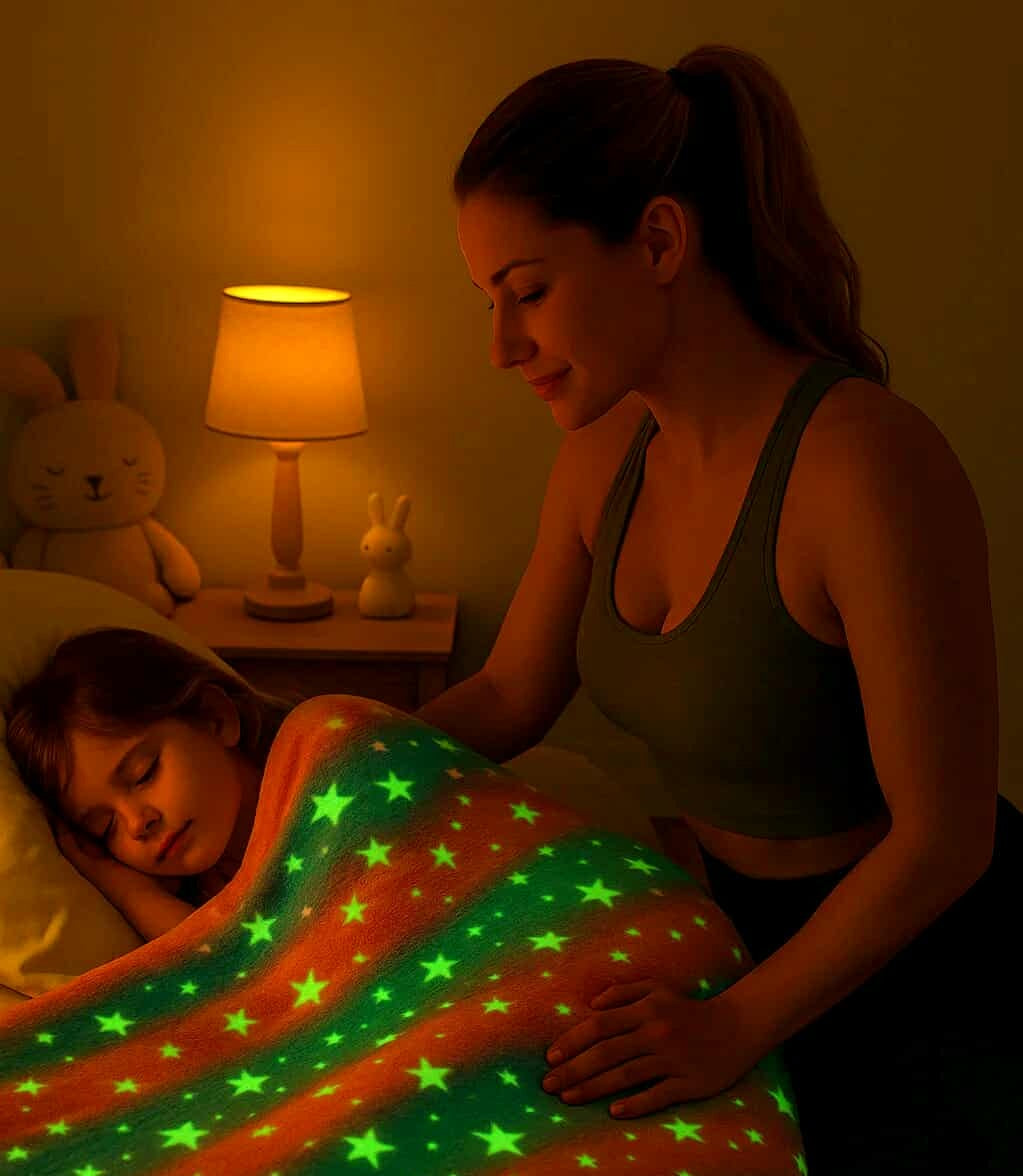 The Bedtime Game-Changer: Why Glow in the Dark Blankets Are a Parent’s